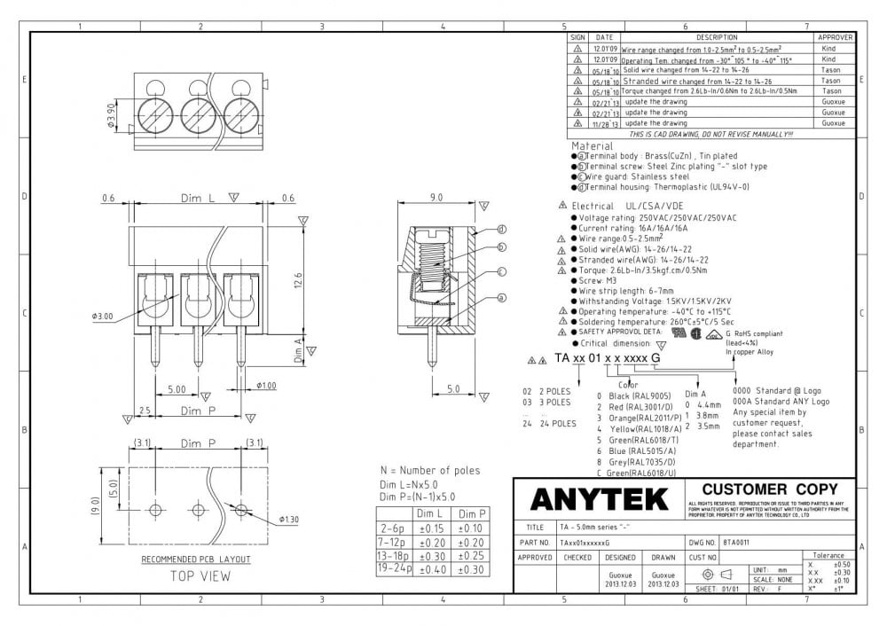 TA0201610000G technical drawing page 2