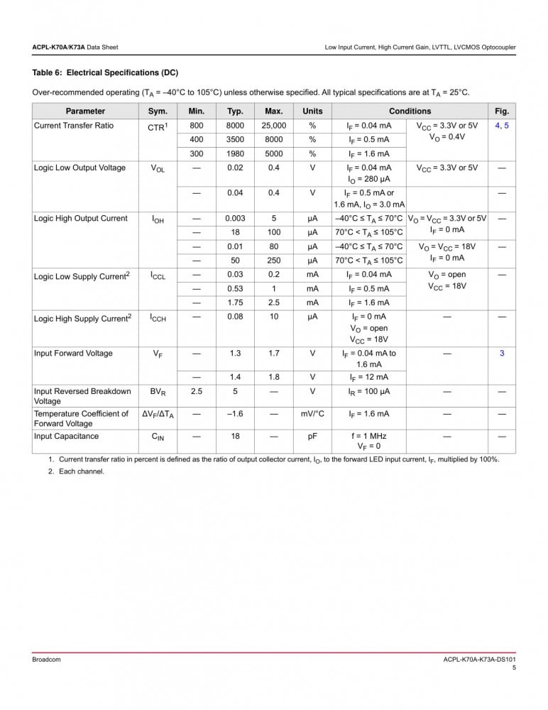 ACPL-K73A datasheet page 5