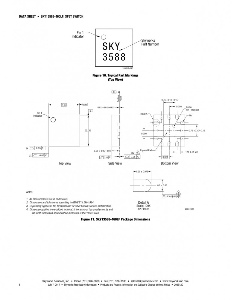 SKY13588-460LF datasheet page 8