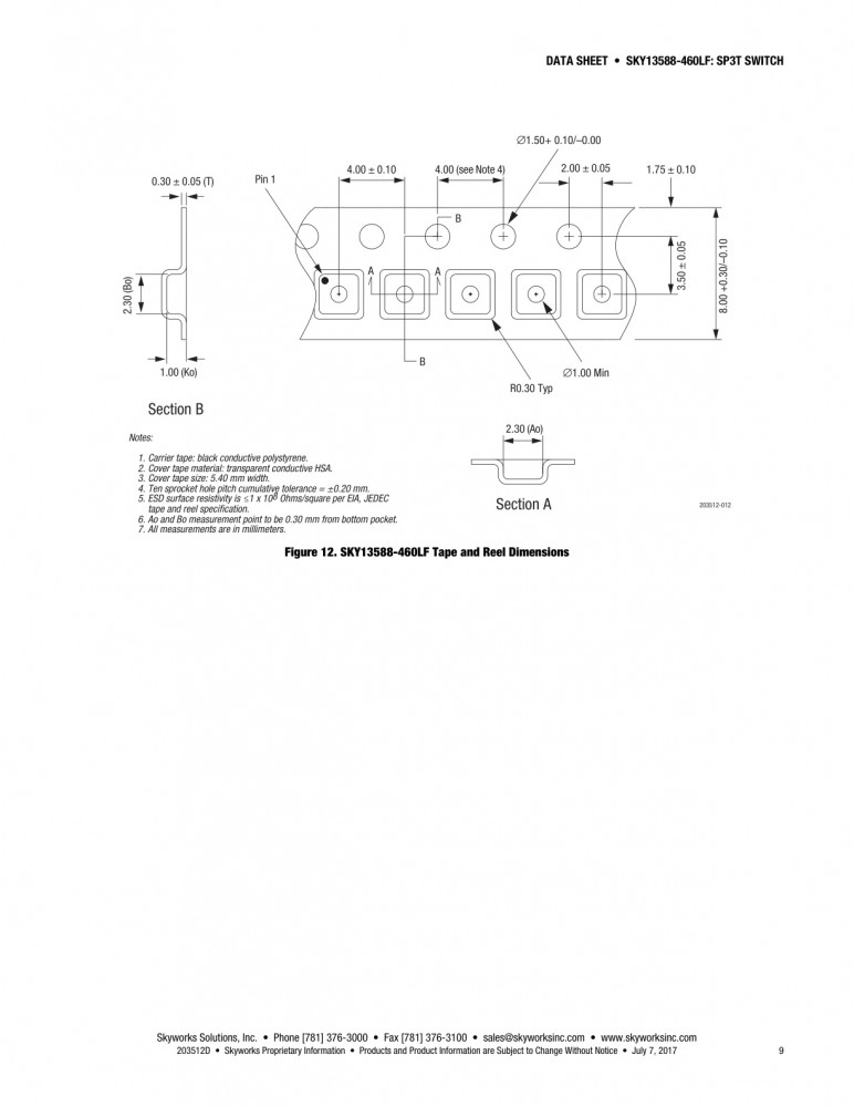 SKY13588-460LF datasheet page 9