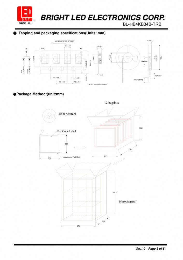 BL-HB4KB34B-TRB datasheet page 3