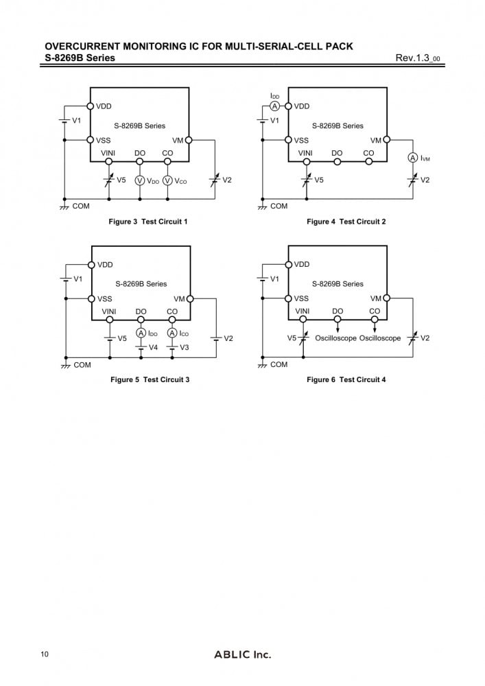 ABLIC S-8269B datasheet page 10
