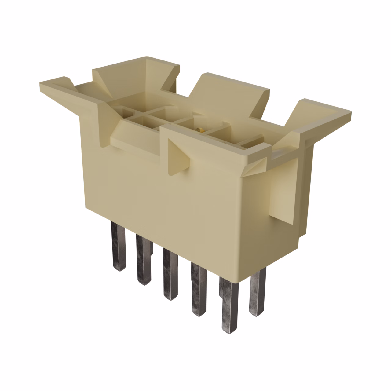 Mini-Fit Jr. BMI First Mate / Last Break Header, 4.20mm Pitch , Dual Row, Vertical, 10 Circuits, Nylon, UL 94V-0, Gold (Au) Plating, Natural for sale