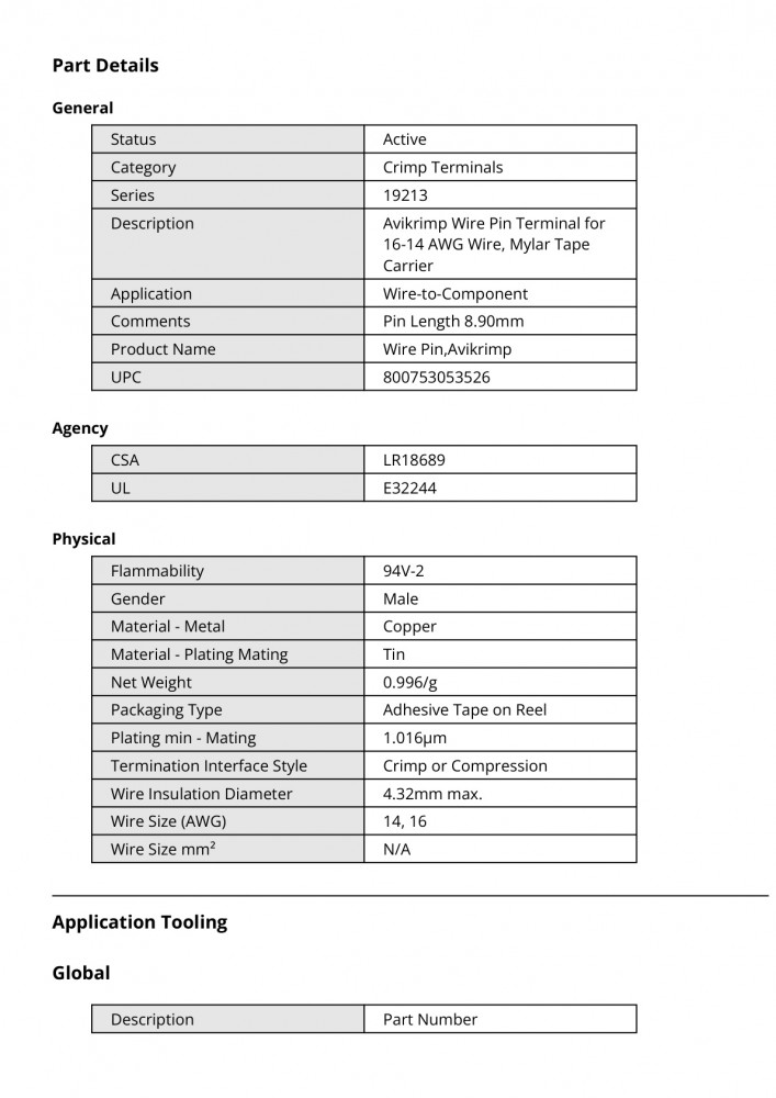MOLEX 192130012 product document page 2