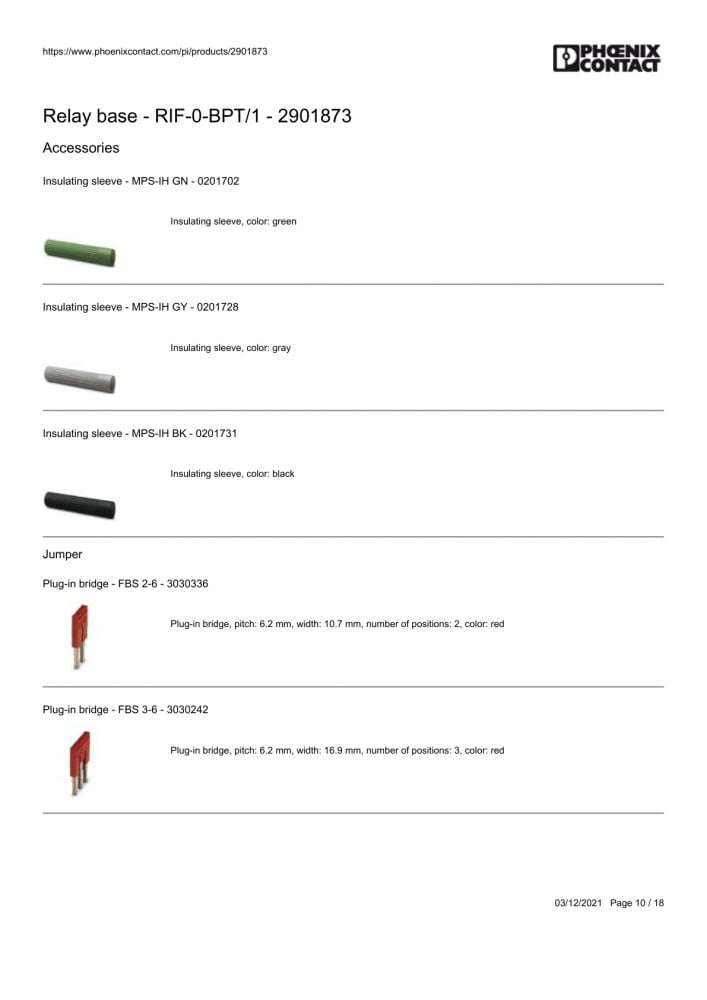 2901873 product document page 10