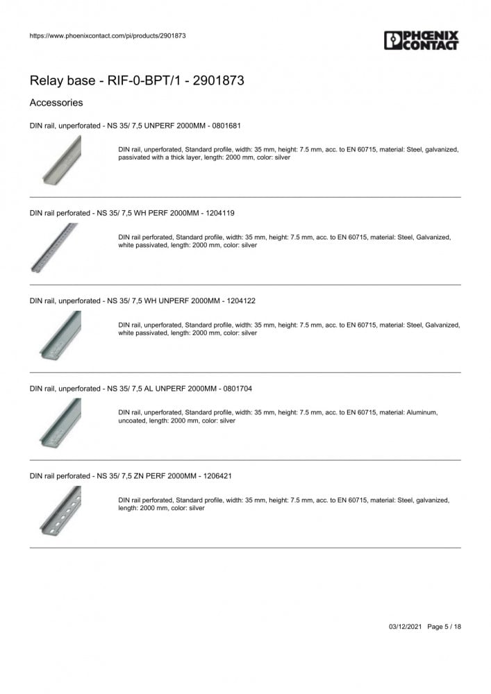 2901873 product document page 5