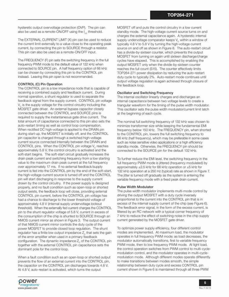 TOP271VG document page 5