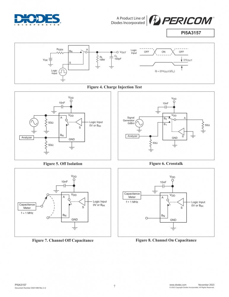 PI5A3157CEX datasheet page 7