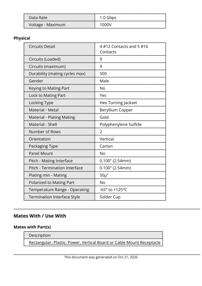 PA4-5PJTB technical document preview, page 2