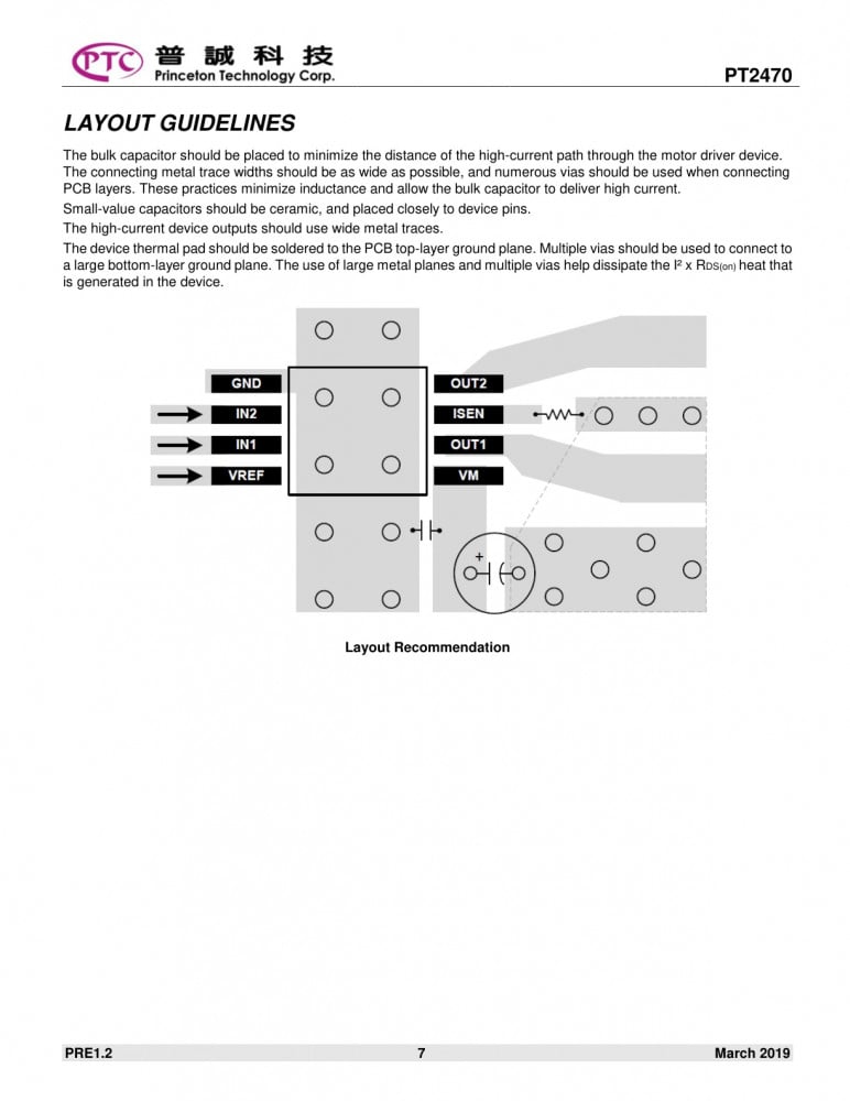 PT2470 datasheet page 7