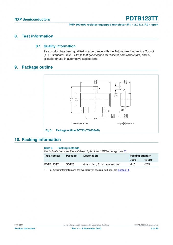 PDTB123TT datasheet page 6