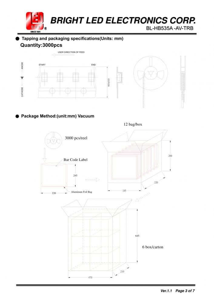 BL-HB535A-AV-TRB datasheet page 4