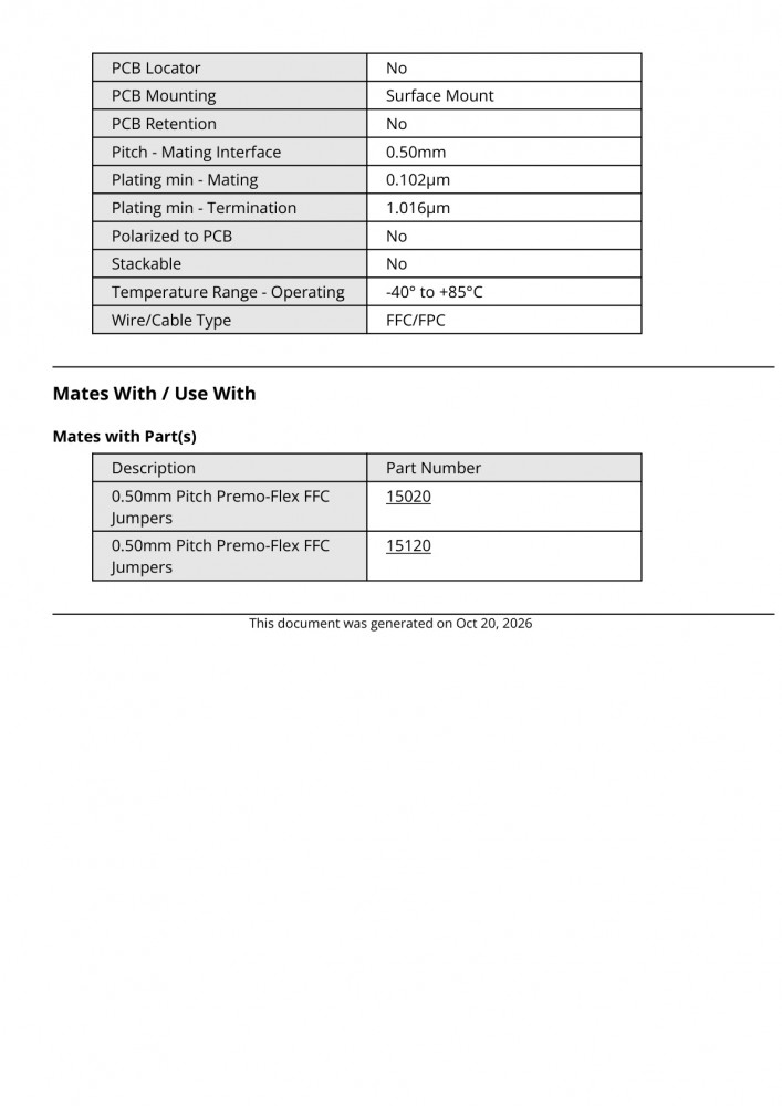 MOLEX 525592553 technical document page 3
