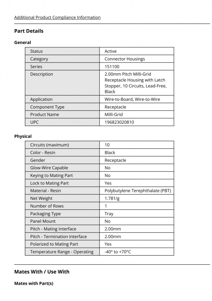 Molex Milli-Grid application specification page 2