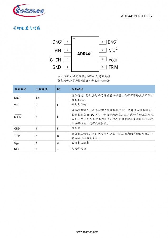 ADR441 datasheet page 2