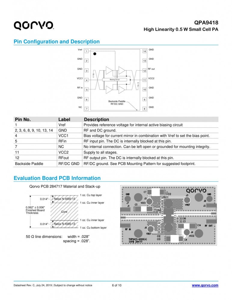 QPA9418 technical document page 6