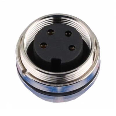 CAZN M9-S4-GPF M12 Circular Connector Assembly