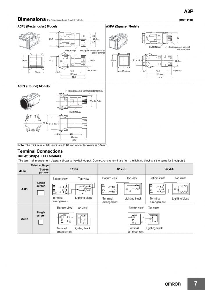 A3P datasheet page 7