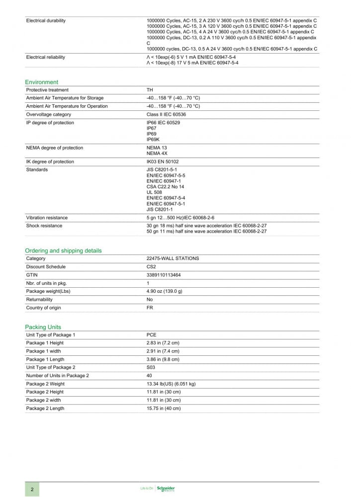 XALD101H29 technical document page 2