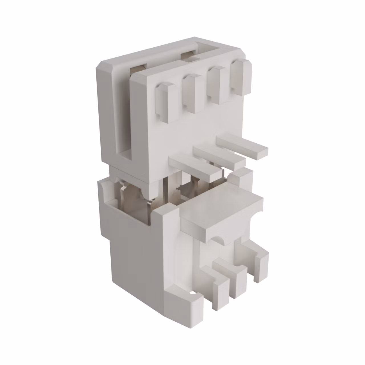 Appli-Mate RAST Power IDT Housing, 5.00mm Pitch, Direct/Indirect, Female, 2 Circuits, Code Keys B, C and D Removed, Open End Walls