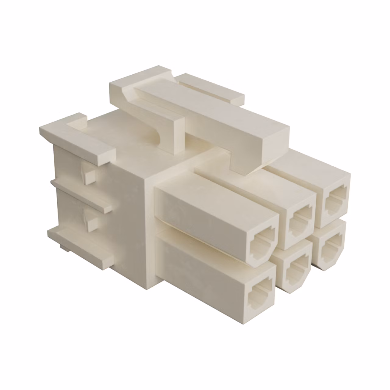 4.20mm Wire-to-Wire TPA Connector for Female Housing, 6 Circuits, UL94V-0, Ivory for sale