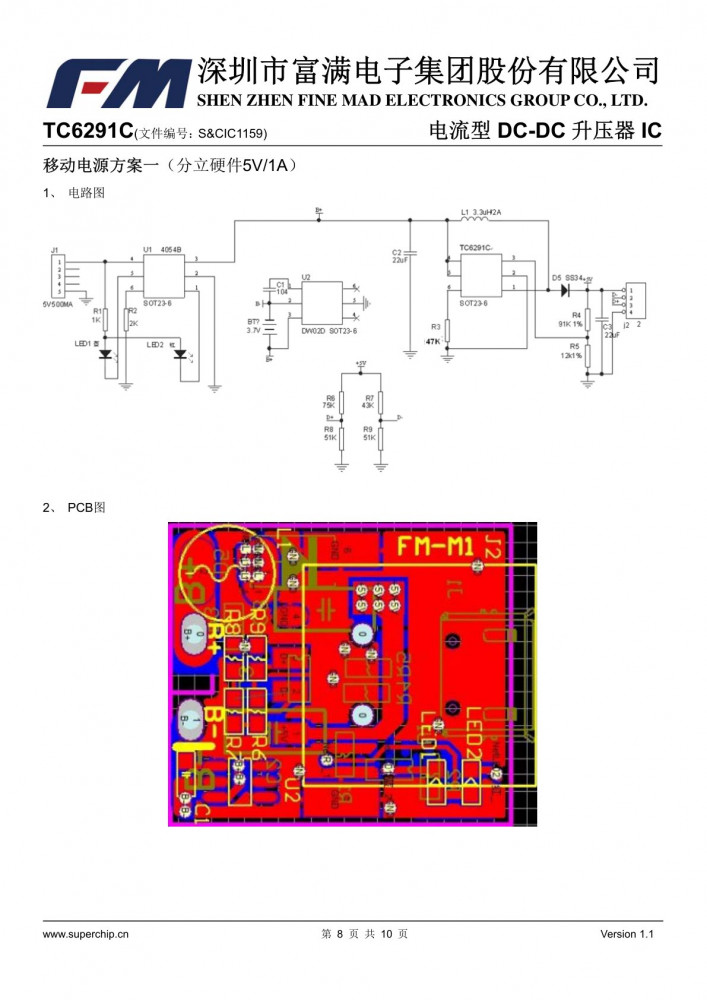 TC6291C datasheet page 8
