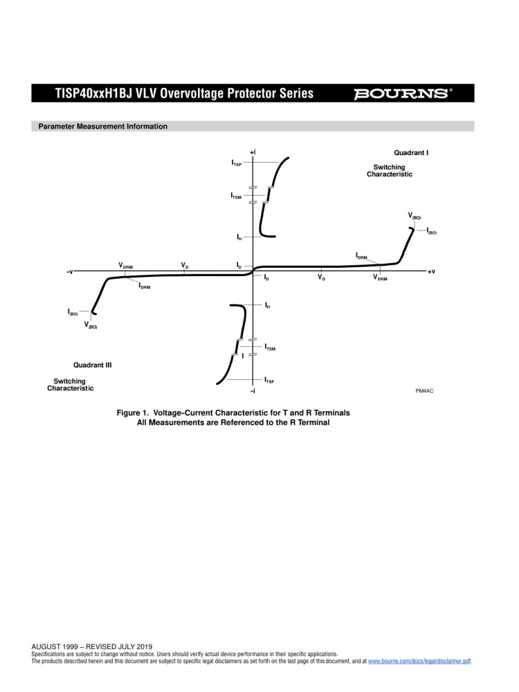 TISP4015H1BJR-S datasheet page 4