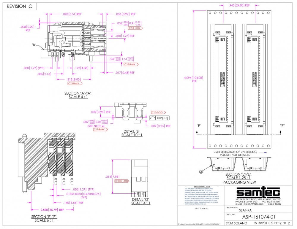 ASP-161074-01 technical document page 2