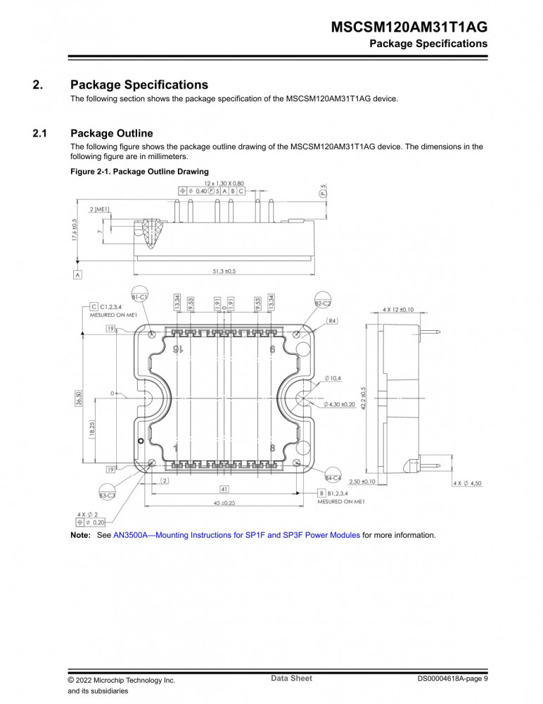 MSCSM120AM31T1AG datasheet page 9