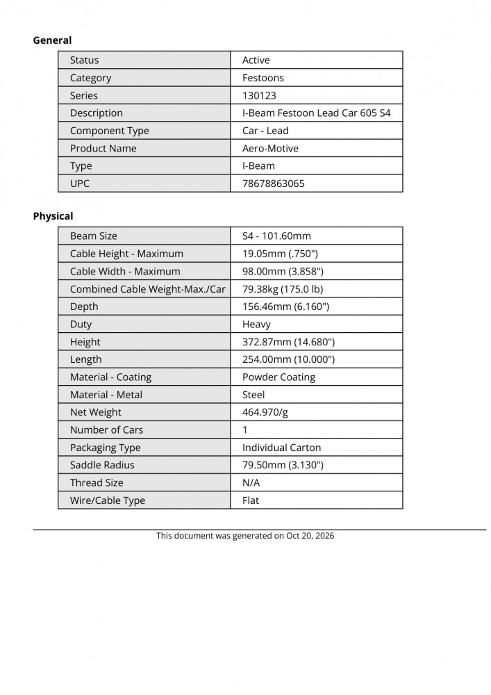 Product document image 2 for MOLEX 1301230052