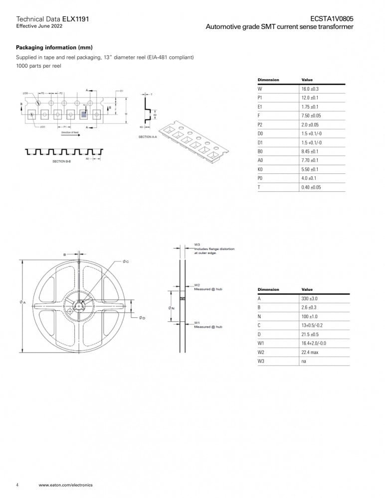 ECSTA1V0805 datasheet page 4