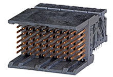 Impact 100 Ohm 2 Pair Right-Angle Male Header, Unguided, Open Endwall, 10 Columns, 60 Circuits, Pin Length 4.90mm, Plated Through Hole Dimension 0.46mm, Lead-Free