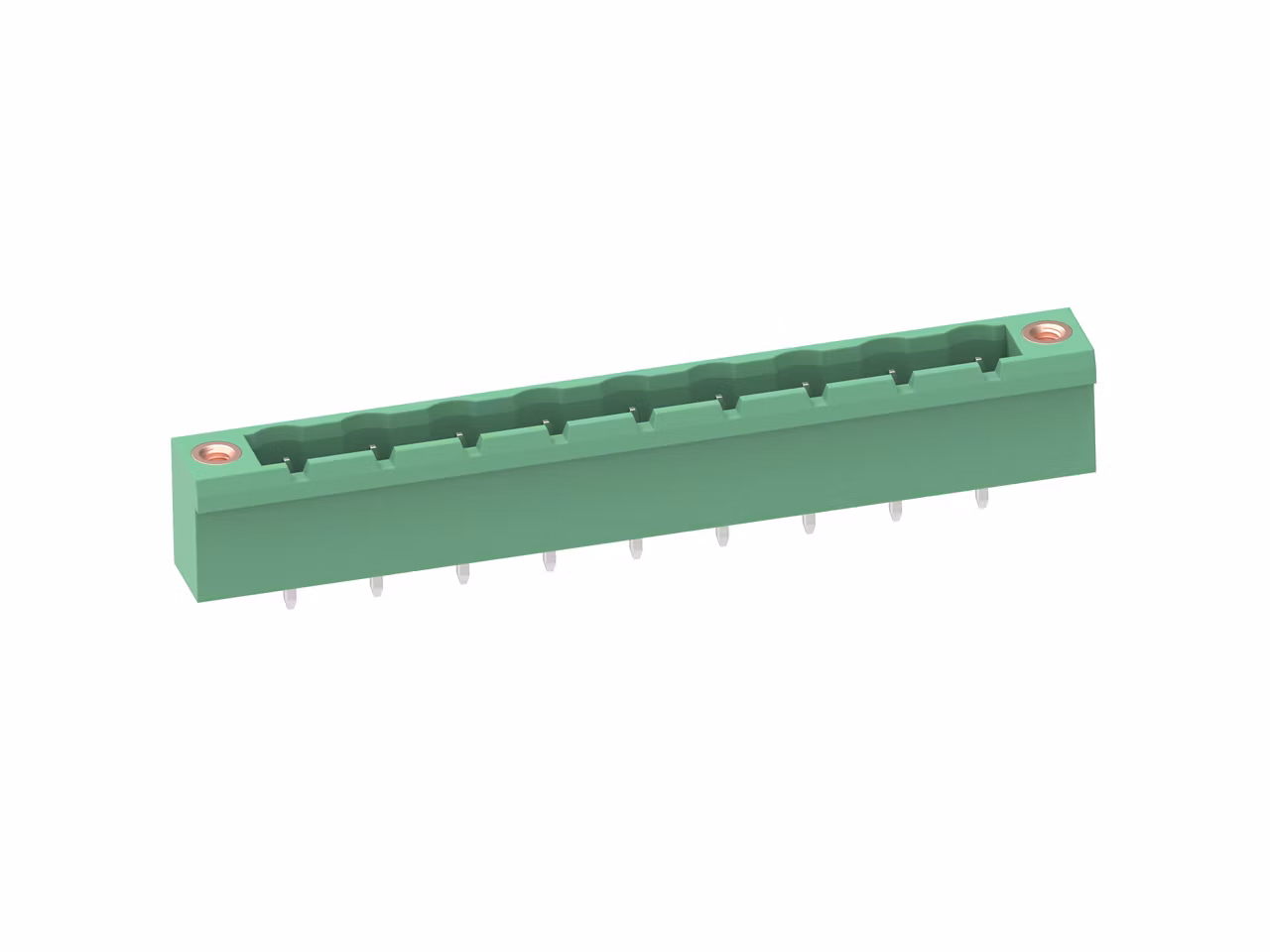 7.62mm Pitch Eurostyle Vertical PCB Header, with Retention Ends, 8 Circuits for sale