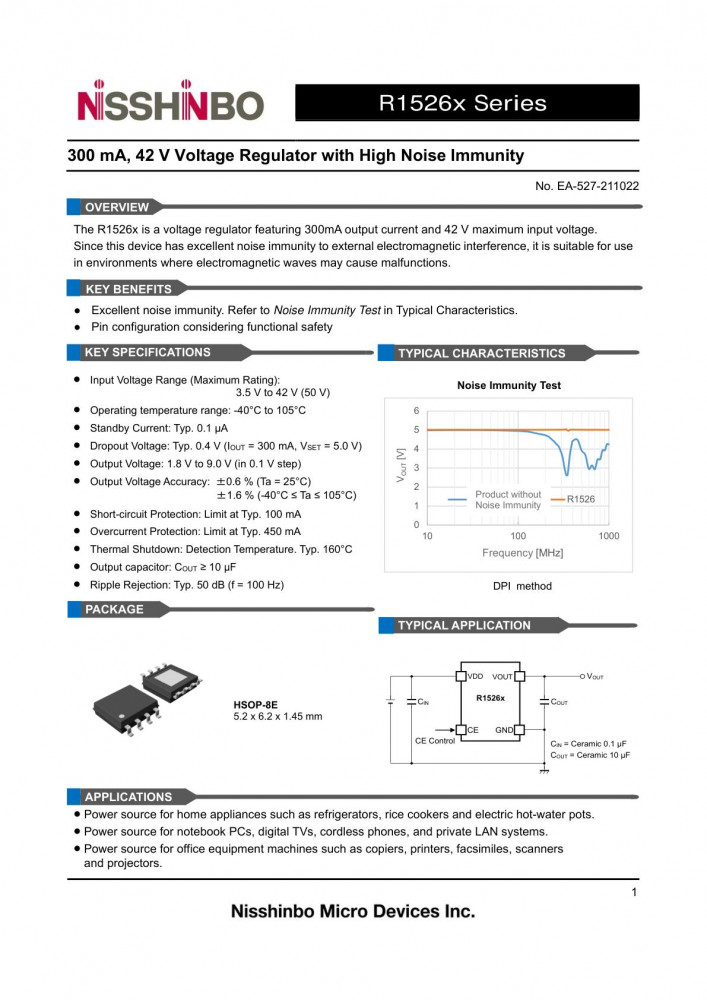R1526 technical document page 1