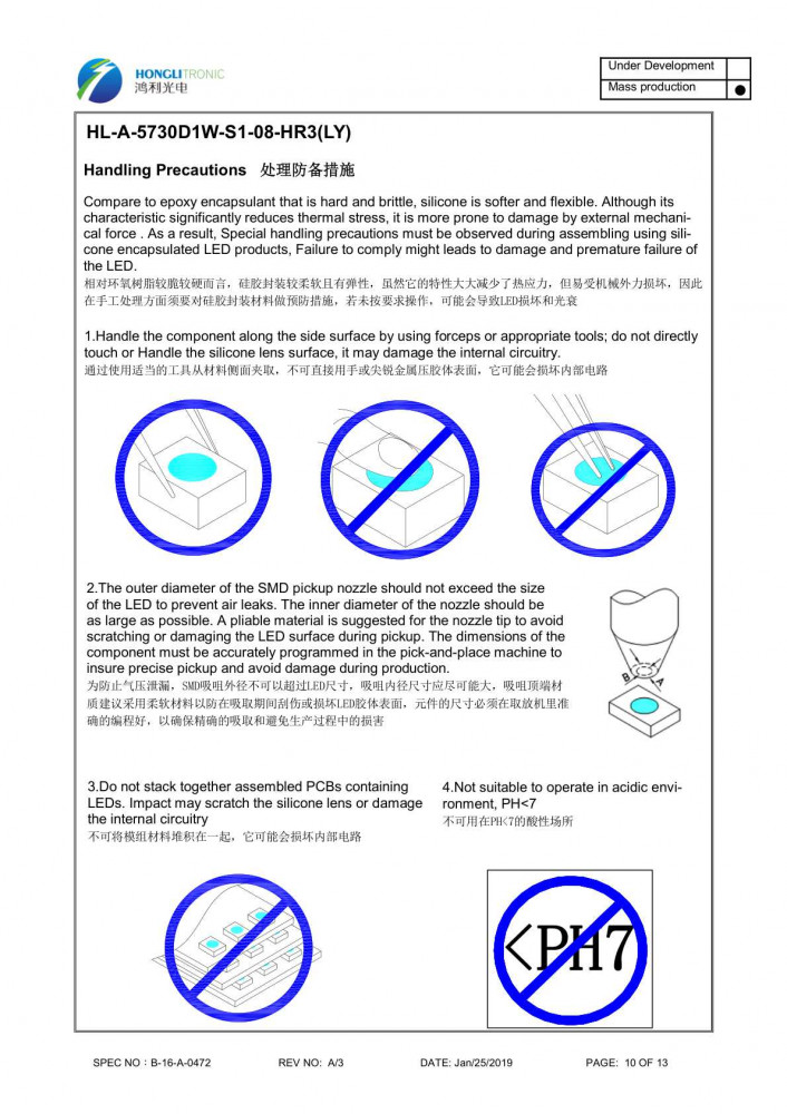 Datasheet page 10