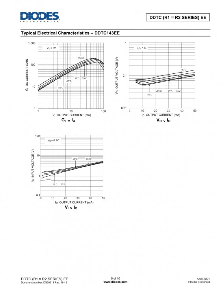 DDTC144EE-7-F datasheet page 5