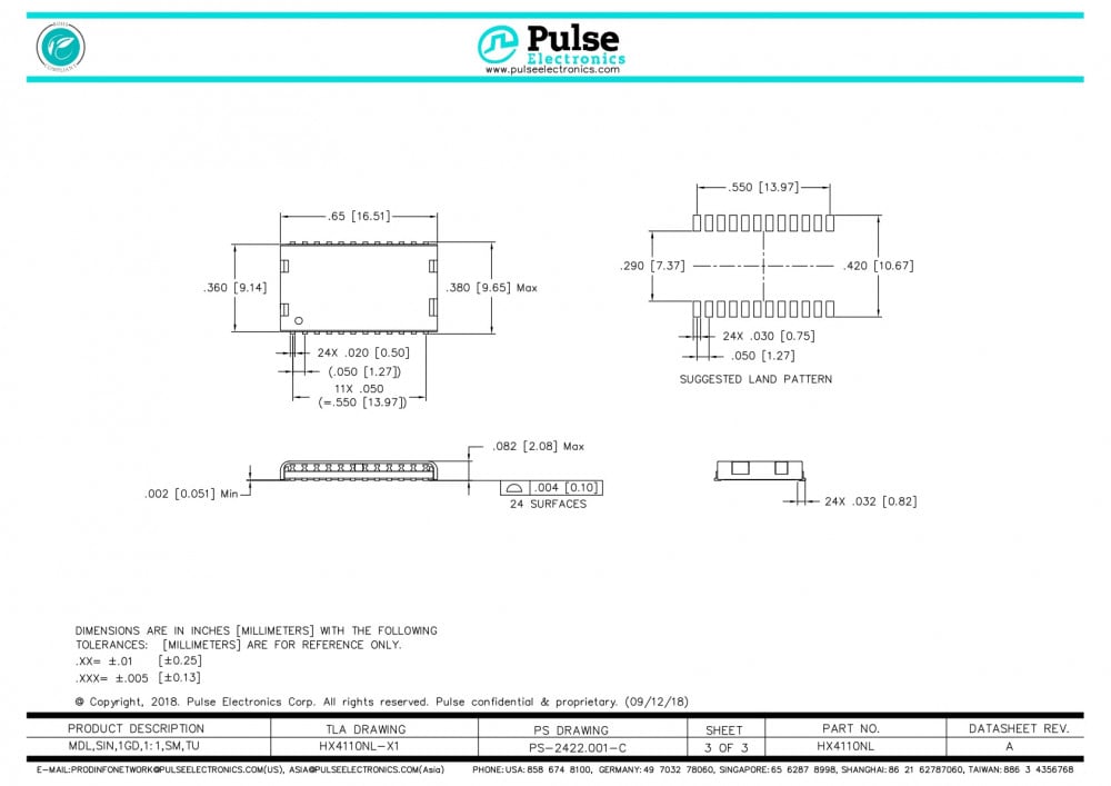 HX4110NL datasheet page 3