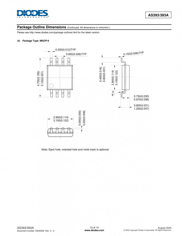 AS393A datasheet page 10