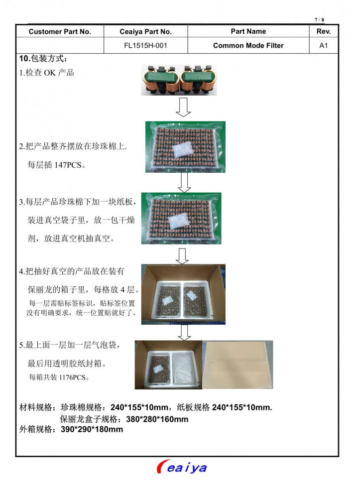 FL1515H-001 specification page 7