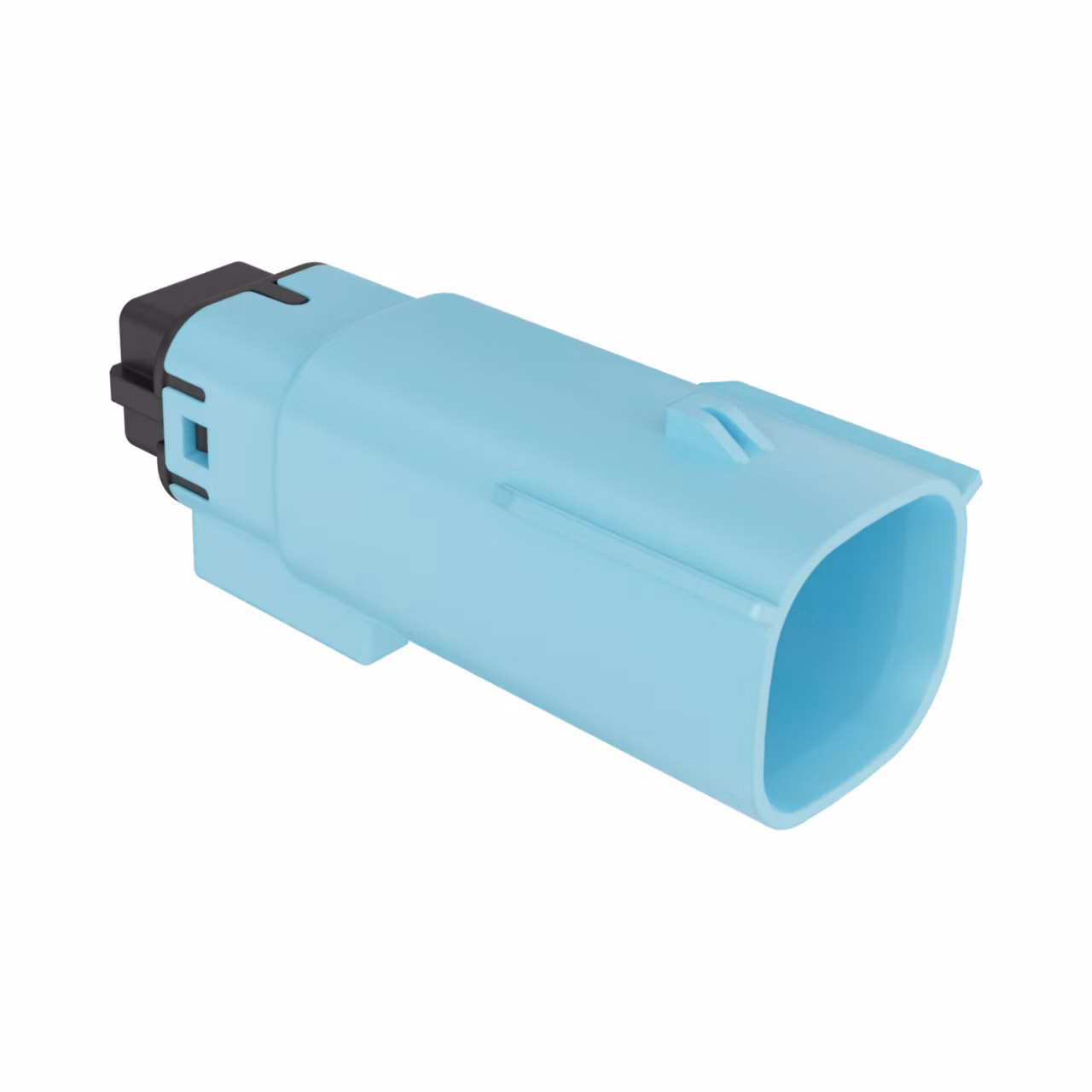 MX150 Mid-Voltage Mat-Sealed Male Connector Assembly, Dual Row, 6 Circuits, 48V, Keying Option A, without Connector Position Assurance, Light Blue for sale