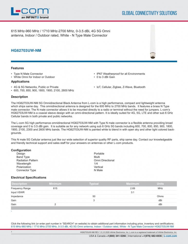HG62703UW-NM datasheet page 1