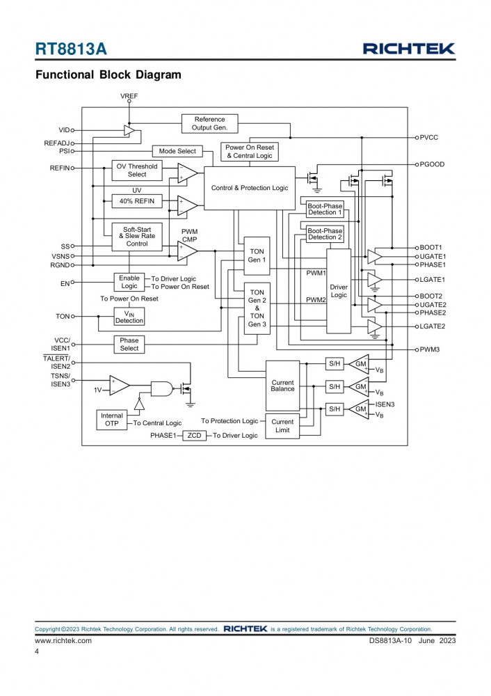 RT8813A datasheet page 4