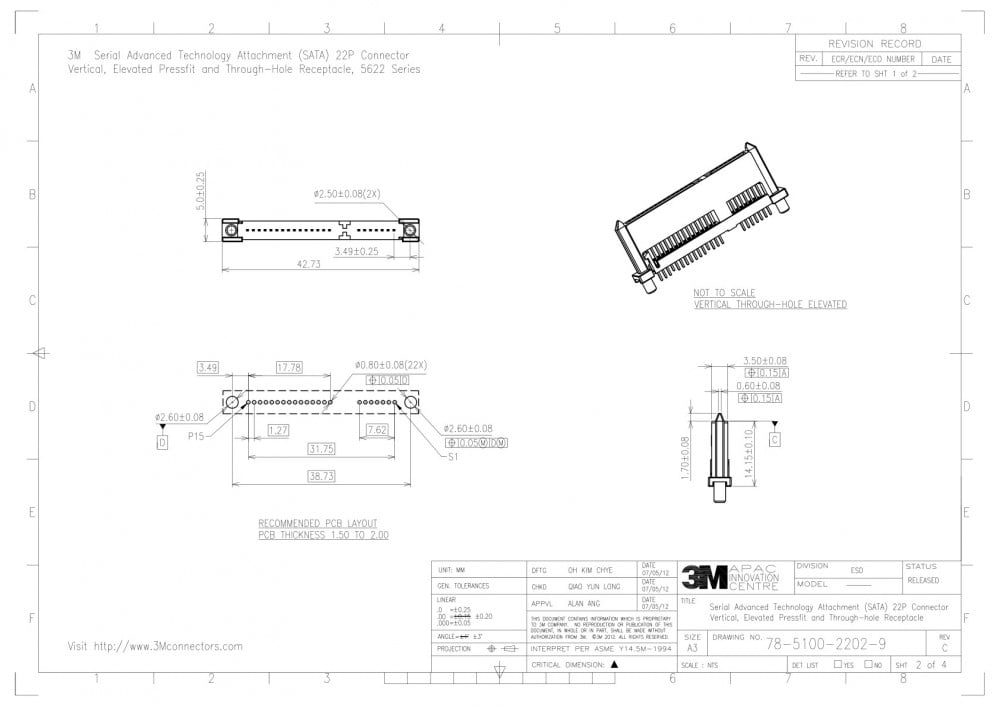 3M 5622-2103-ML drawing page 2