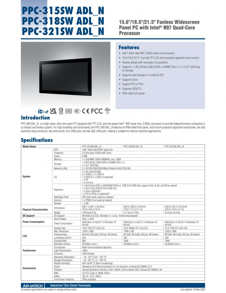 PPC-300 ADL_N product document page 1