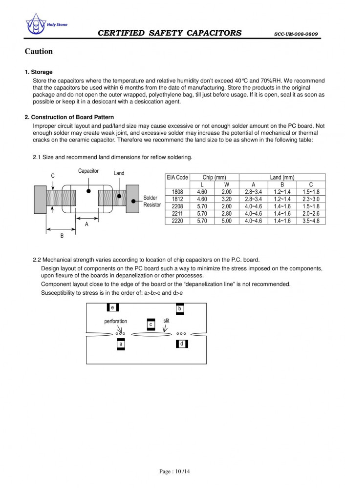 IHHEC SCC series datasheet page 10