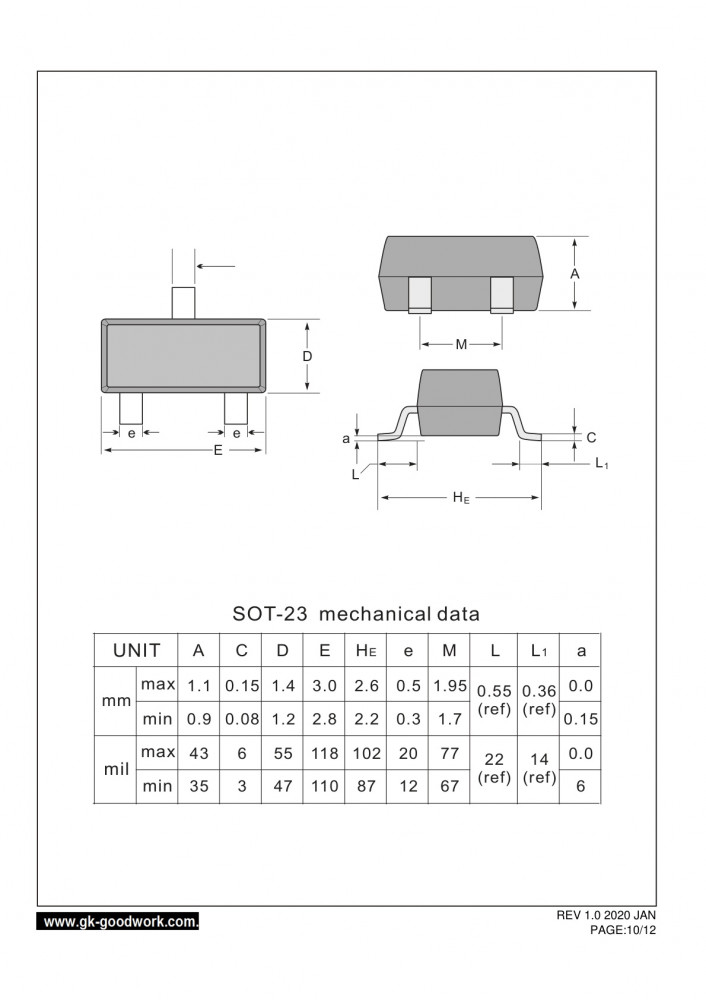 HT7350-GK technical document page 10