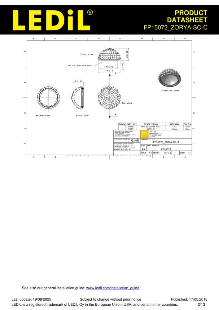 Product document page 2