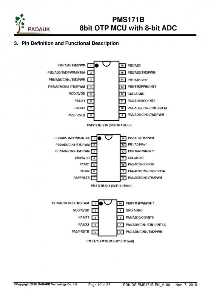 PMS171B datasheet page 10