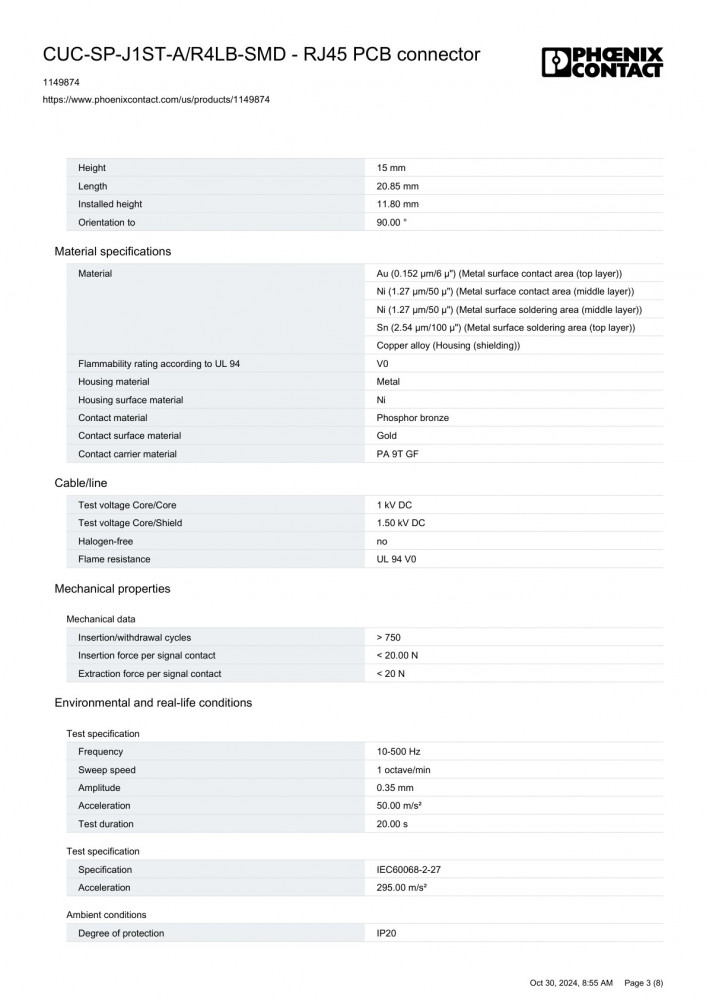 Phoenix Contact 1149874 technical document page 3