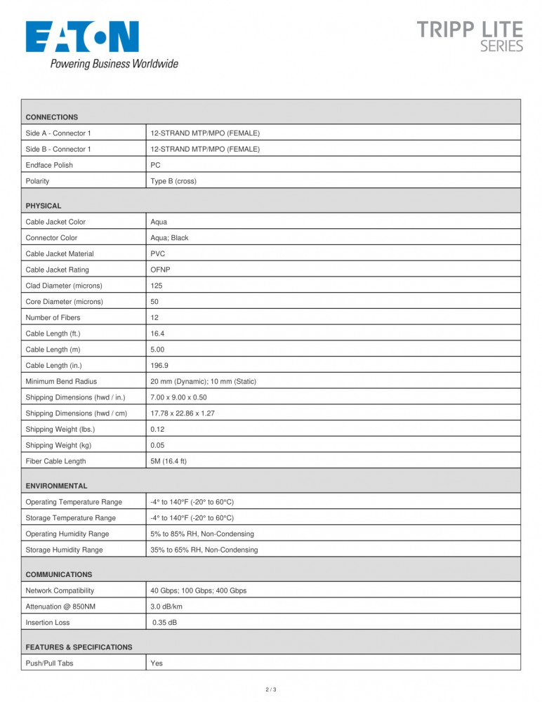 N844-05M-12-P technical document page 2